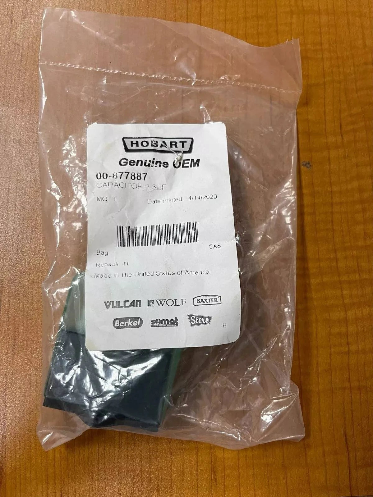 Hobart Rotor Motor W40W Capacitor 00 877887 | ChefParts